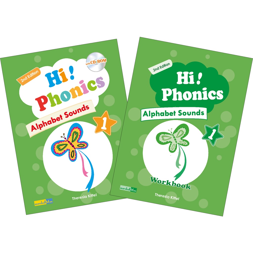 Hi Phonics 1 Alphabet Sounds Student Book + CD + Workbook โฟนิคส์ชุด 1 ...