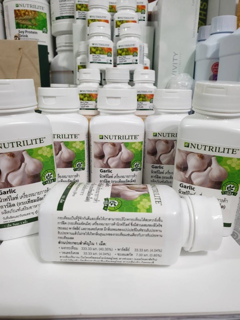(แท้ช็อปไทย)นิวทริไลท์ การ์ลิค(กระเทียมอัดเม็ด)บรรจุ 150 เม็ด Blxa ...