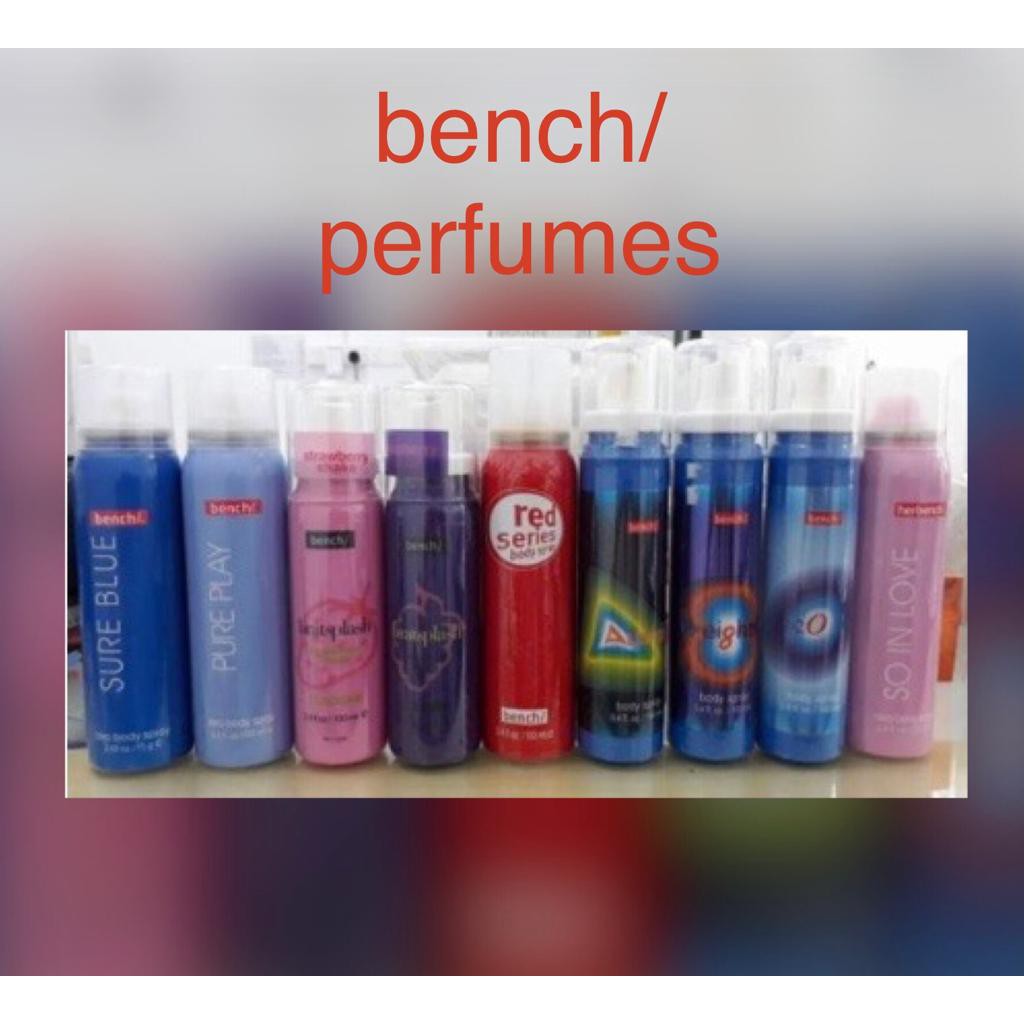 BENCH PERFUMES FOR HER AND FOR HIM 7ML AND 100ML - FAMOUS PHILIPPINE ...