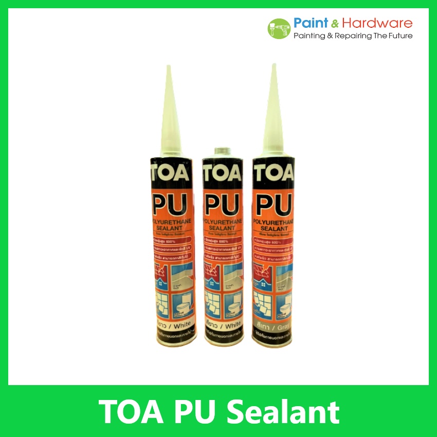 TOA พียูซีลแลนท์ ทีโอเอ พียูซีลแลนท์ ขนาด 310 มล.ราคา/หลอด TOA PolyUrethane Sealant วัสดุอุด ...