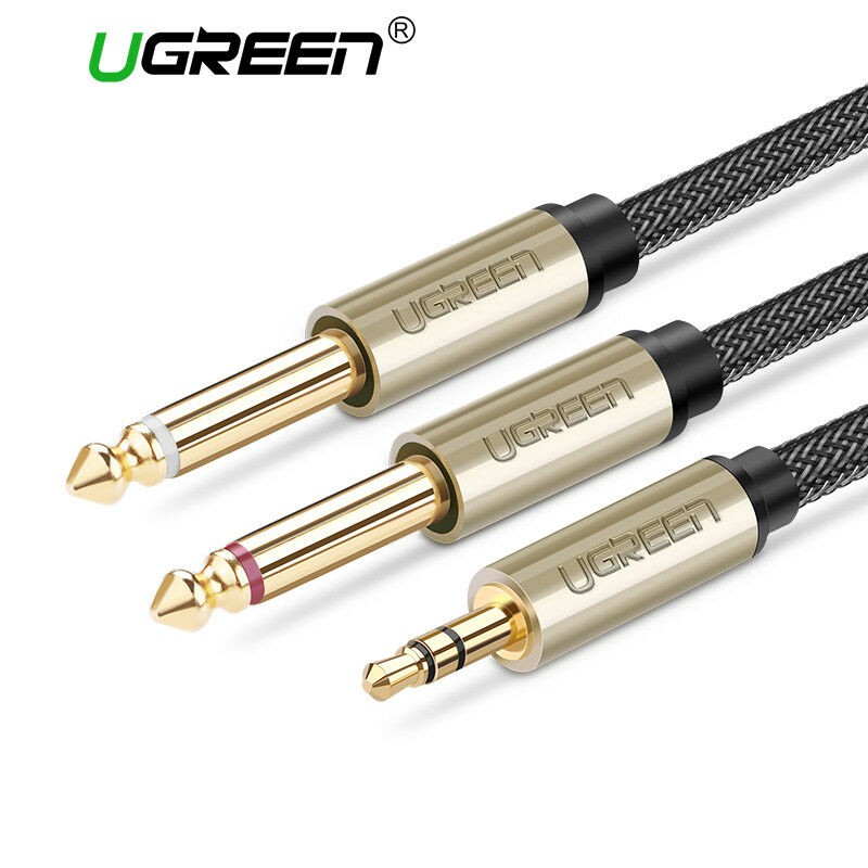 Ugreen (AV126) Jack 3.5mm TSR to Dual 6.35mm TS Adapter Audio Cable ...
