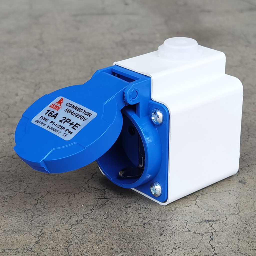 พาวเวอร์ปลั๊ก 2สาย 2ขา 16A รุ่น P1-1123R SUMO | Shopee Thailand