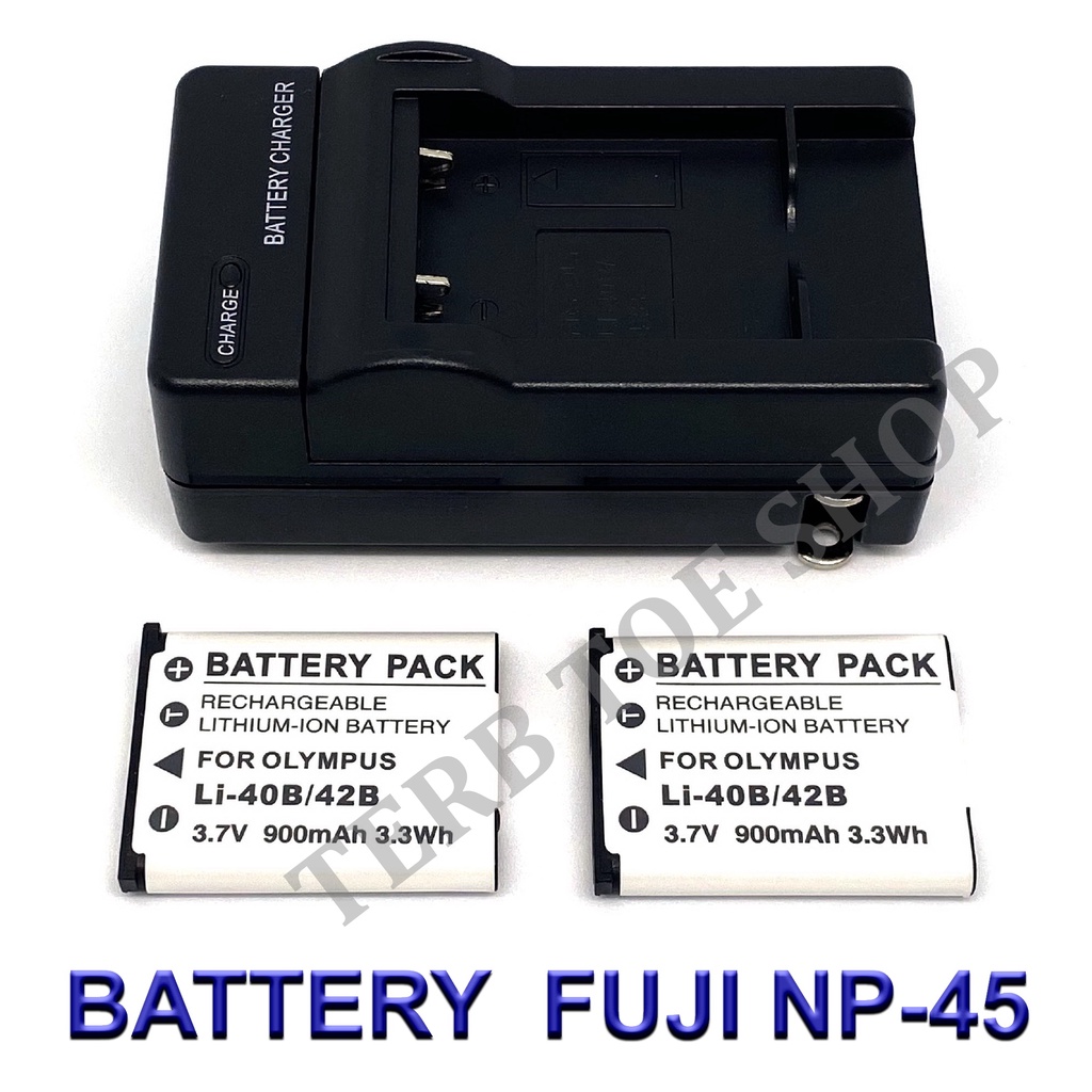 FNP45 / NP45 / NP-45 / NP-45A / NP-45S Battery And Charger For Fujifilm ...
