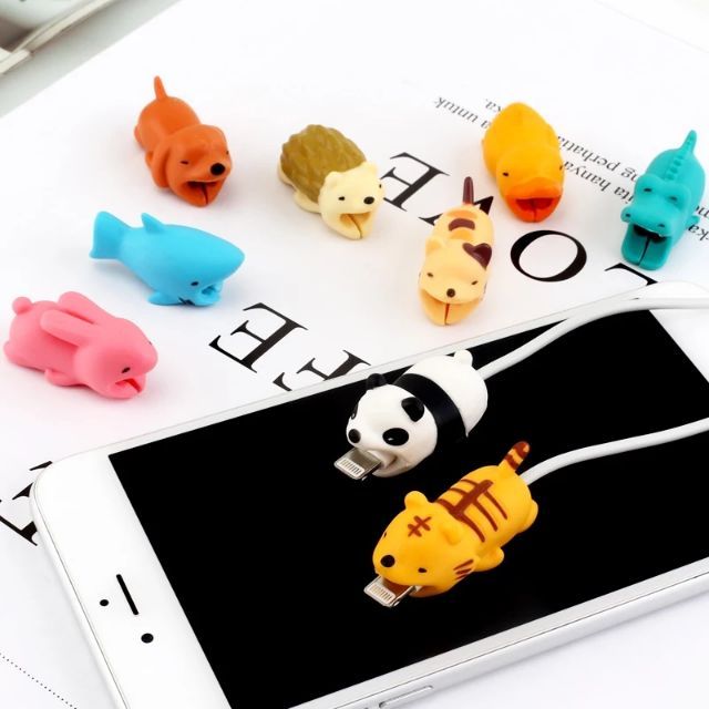 Cable Bite Protector กันสายหัก ถนอมสายชาร์จ | Shopee Thailand