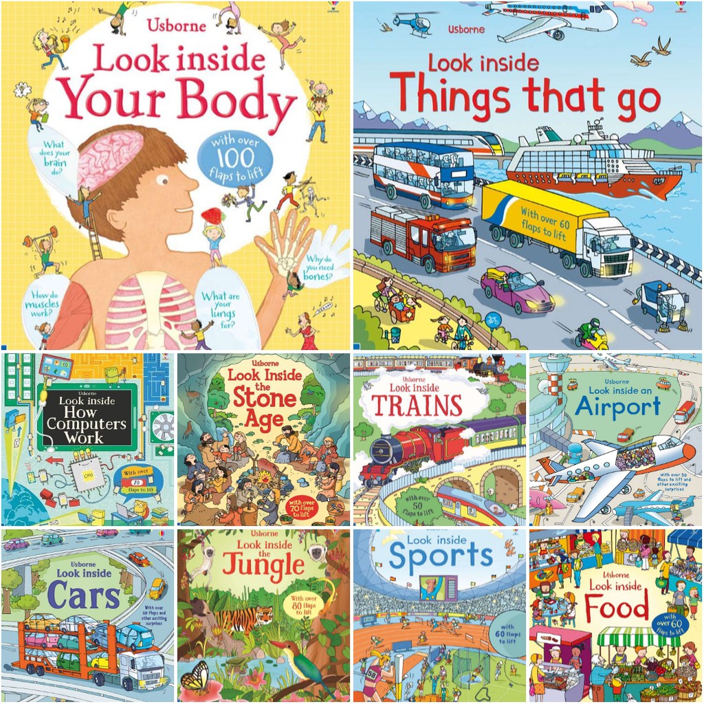 หนังสือเด็ก Usborne look inside | Shopee Thailand