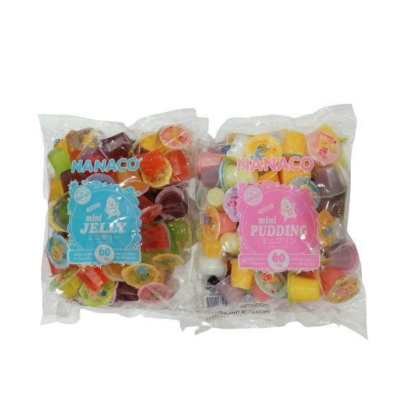 นานาโกะ พุดดิ้งผสมวุ้นมะพร้าว กลิ่นผลไม้ นานาโกะ เยลลี่ผสมวุ้นมะพร้าว (Nanaco) 60 ถ้วย | Shopee ...