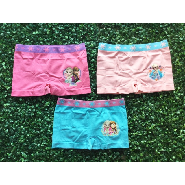 Boxer Frozen กางเกงในขาสั้นคละสี ลายโฟรเซน ลิขสิทธิ์แท้ | Shopee Thailand