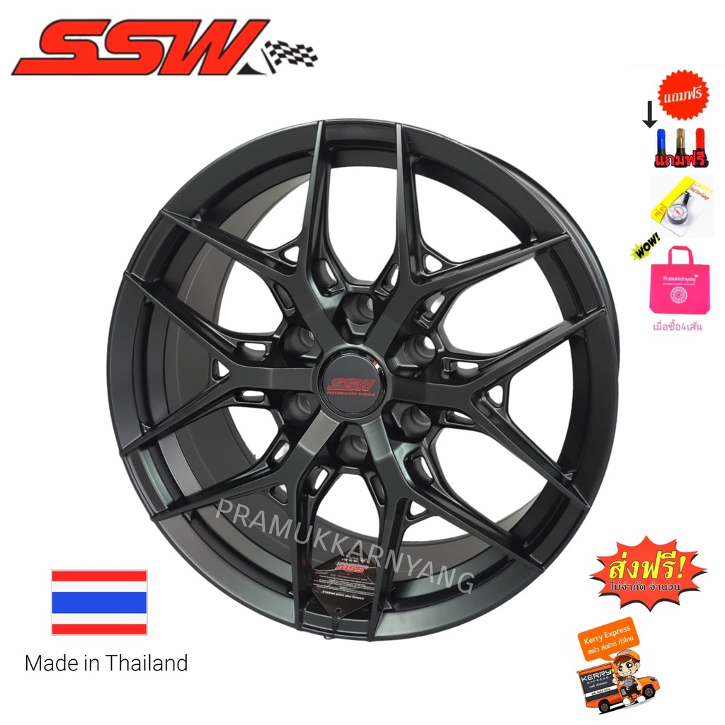 ล้อแม็กขอบ18 ส่งฟรี!! ล้อคุณภาพแข็งแรงทนทาน 18x9 6h139.7 ET+20 CB106.1 ...
