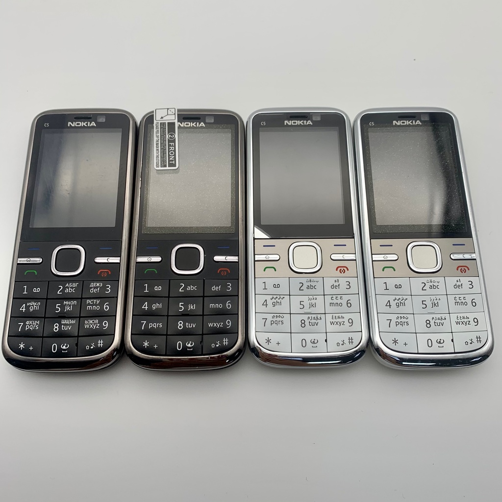 Nokia C5-00 SM 3G 3Mp กล้อง FM GPS บลูทูธมือถือพื้นฐาน + การ์ดหน่วย ...