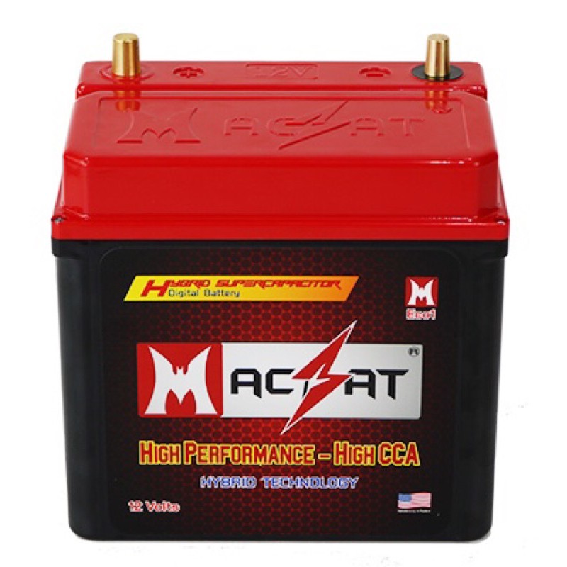 Mac Bat ECO1 แบตเตอรี่รถยนต์สำหรับ ECO car 1000-1500 CC ซุปเปอร์คาปา ...