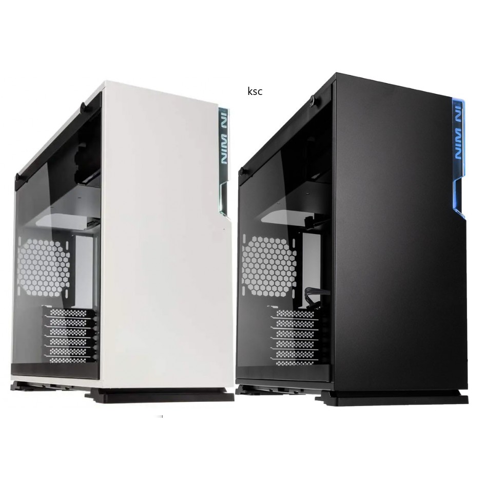Case InWin 101C White InWin 101C Black RGB, ABS, PC, Tempered Glass IN ...