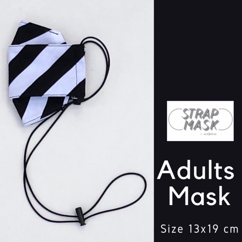 หน้ากากผ้าแบบคล้องคอ ผ้าปิดจมูก ผู้ใหญ่ | Shopee Thailand