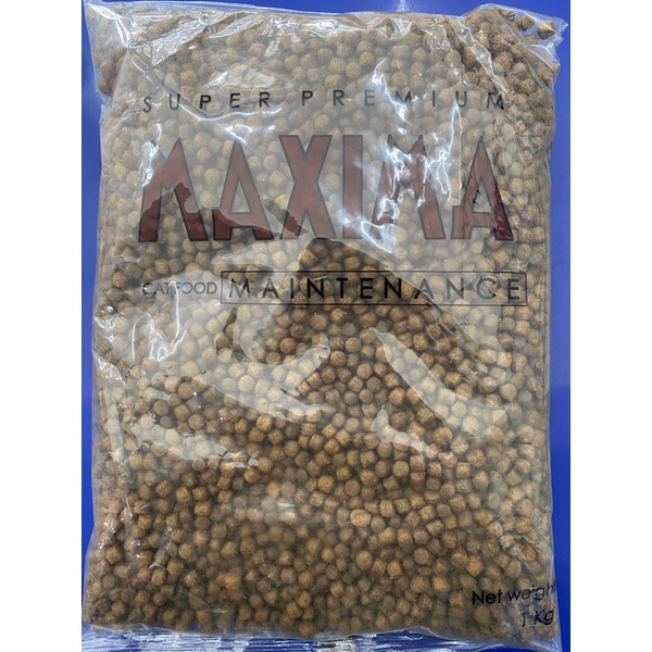 อาหารแมว แม็กซิม่า maxima cat food แยกบรรจุแพคละ 1kgหมดอายุปี 2025 ...