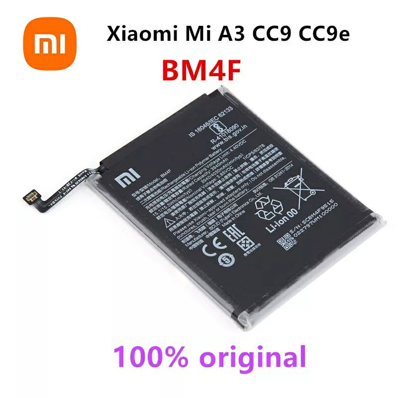 Xiao Mi ต้นฉบับ100% BM4F 4030MAh แบตเตอรี่สำหรับ Xiaomi Mi A3 CC9 CC9e Mi 9 Lite โทรศัพท์คุณภาพ ...