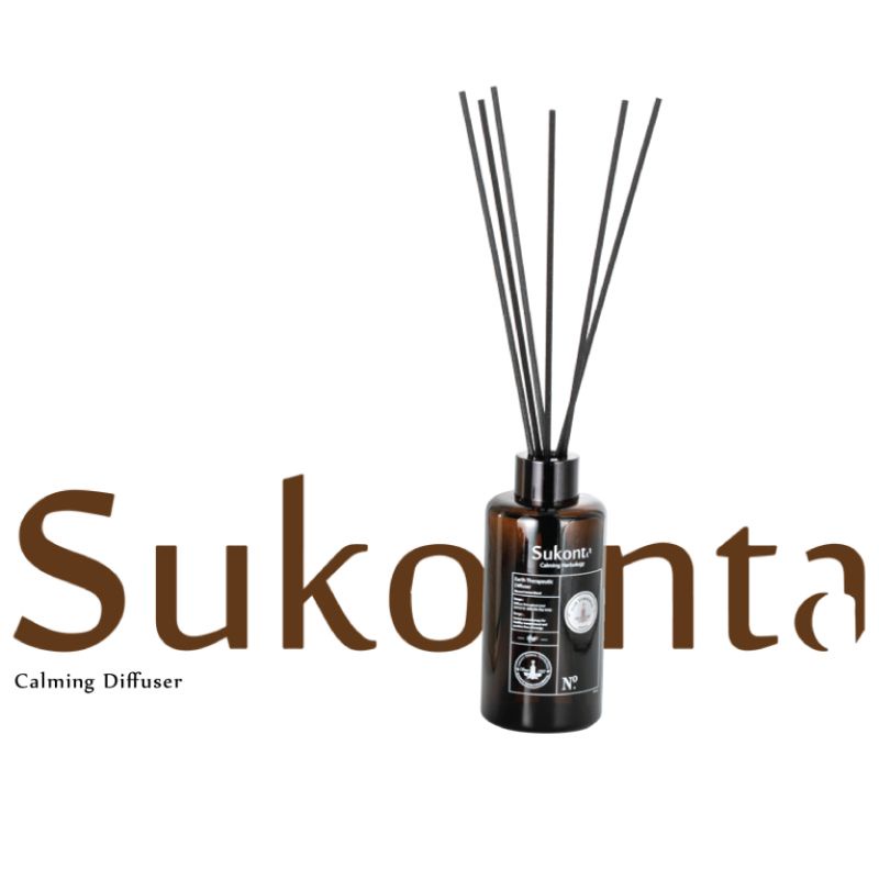 SUKONTA EARTH THERAPEUTIC REED DIFFUSER 200 ML ก้านไม้กระจายกลิ่น ...
