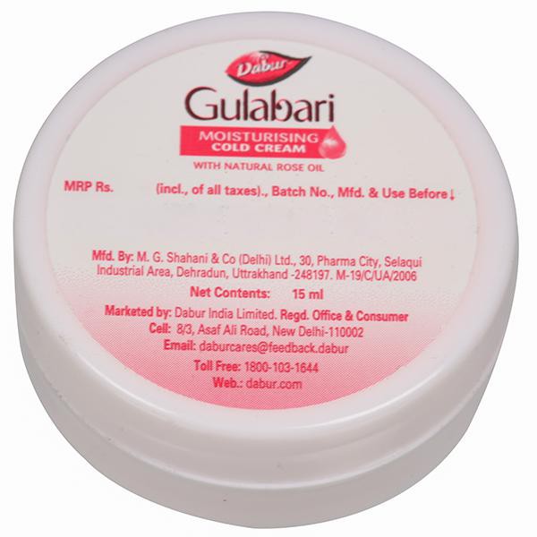 ครีมบำรุงกุหลาบ Dabur Gulabari Moisturizing Cold cream 15ml (SPF น้อย ...