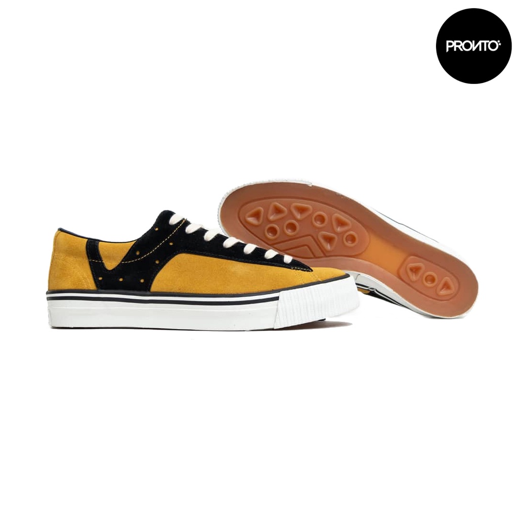 รองเท้า WARE HOUSE 3402 PRONTO X WAREHOUSE SNEAKERS - MUSTARD/BLACK ...