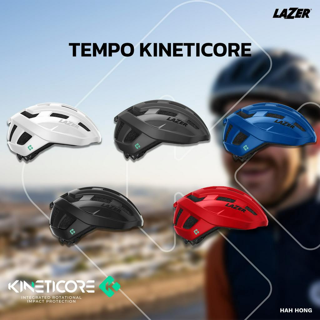 Lazer รุ่น Tempo KC kineticore หมวกเสือหมอบ หมวกจักรยาน Helmet | Shopee Thailand