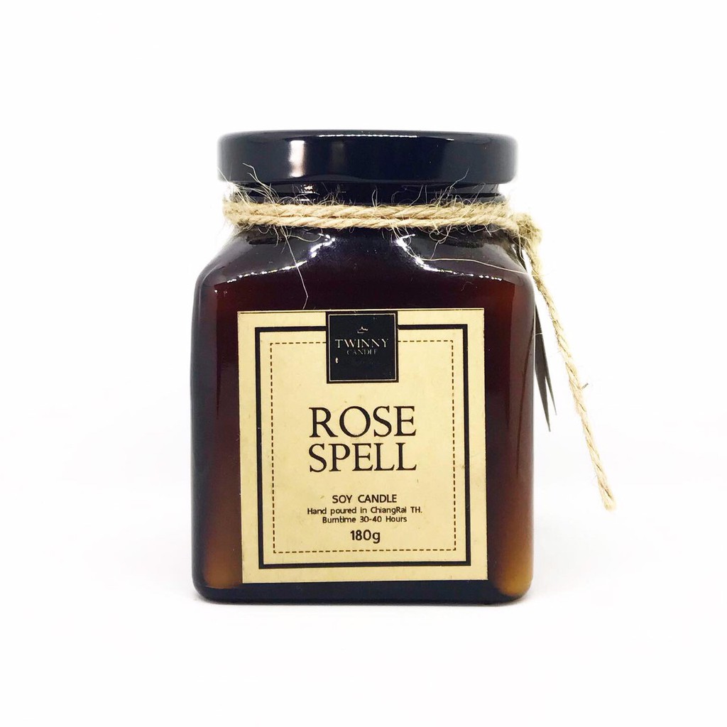 กลิ่น ROSE SPELL (เทียนหอมแบบจุดจากไส้เทียน - Single wick candles ...