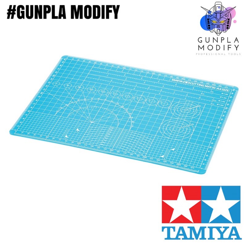 TAMIYA 74149 แผ่นรองตัดขนาด A4 Cutting Mat A4 สีฟ้า | Shopee Thailand