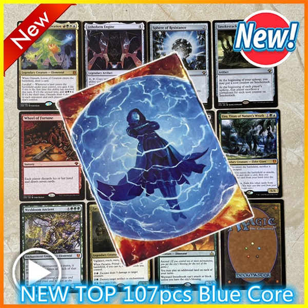 การ์ดพร็อกซี่ Blue Core Magic The Gathering Cards MTG 107 ชิ้น | Shopee ...