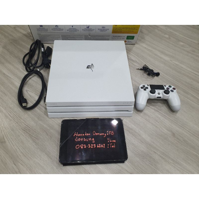 PS4 PRO WHITE GLACIER เครื่อง AU | Shopee Thailand