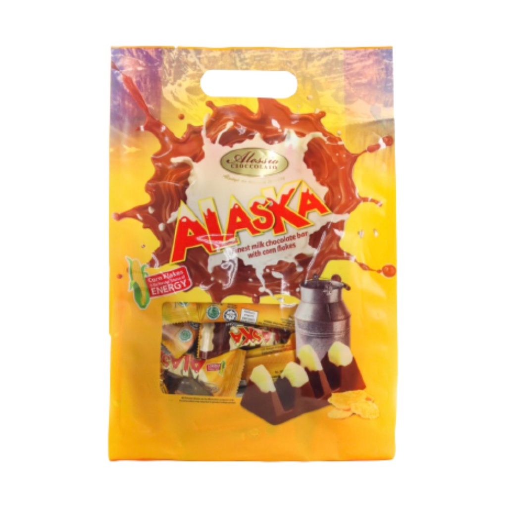 ALESSIO - Alaska Finest Milk Chocolate with Corn Flake 300g | Shopee ...