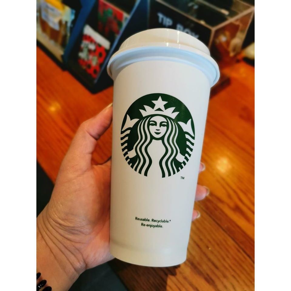 Starbucks Reusable Travel Cup To Go Coffee Cup Grande ของแท้จากอังกฤษ ...