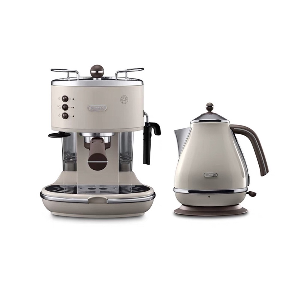 Delonghi ECO310 Semi-Automatic Coffee Machine Retro Italian เครื่องชง ...