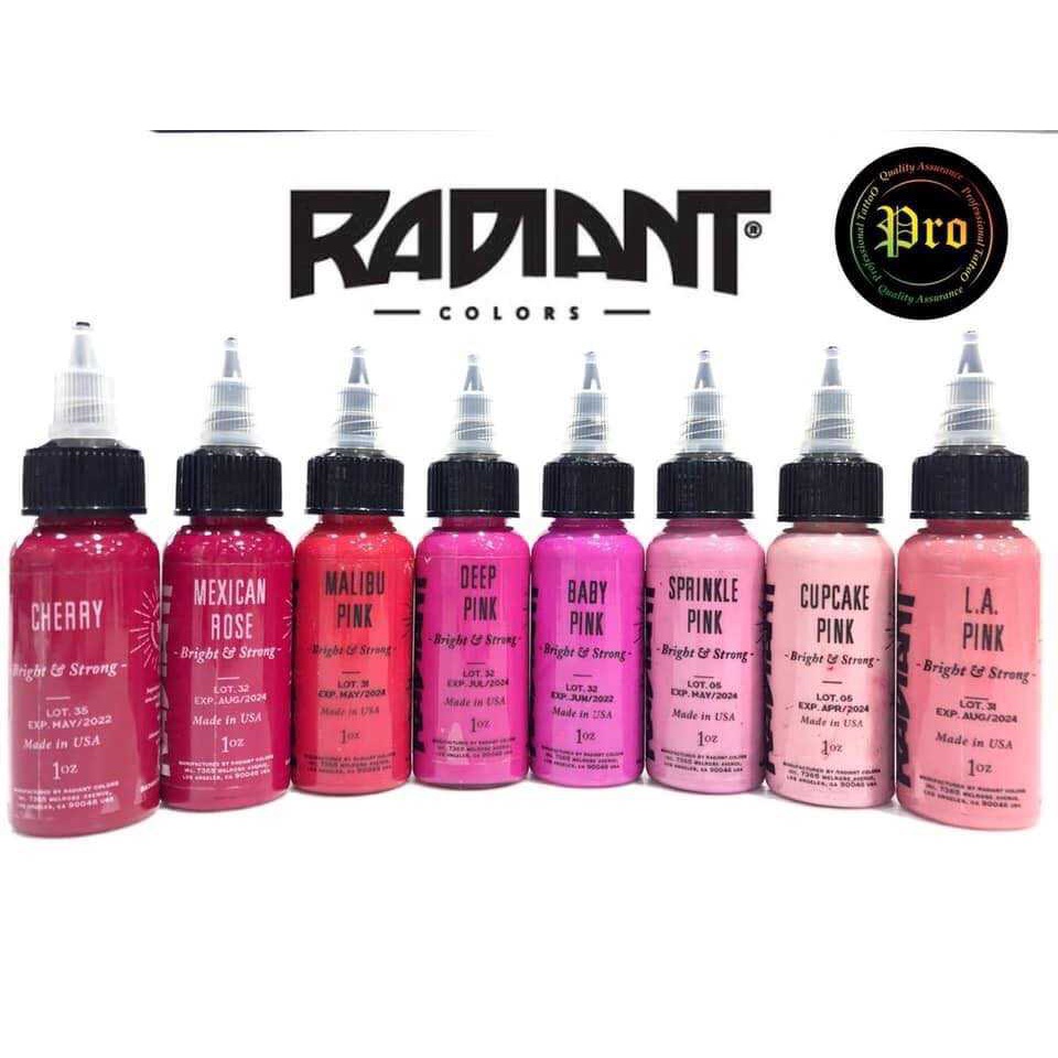 สีสัก Radiant Colors Tattoo Ink 1 oz Pink | Shopee Thailand
