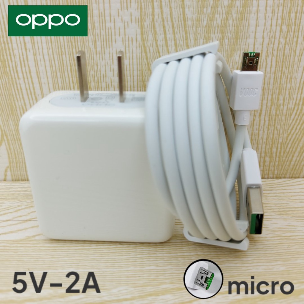 ที่ชาร์จ OPPO A!5s Micro 5V-2A Super VOOC ออปโป้ หัวชาร์จ สายชาร์จ 2 ...