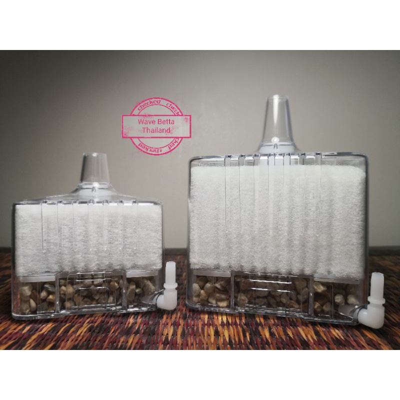 GEX Rokaboy 2 ขนาด กรองใยแก้ว+คาร์บอน แบบต่อใช้กับปั๊มลมออกซิเจน , พร้อมอะไหล่ไส้กรอง GEX ...