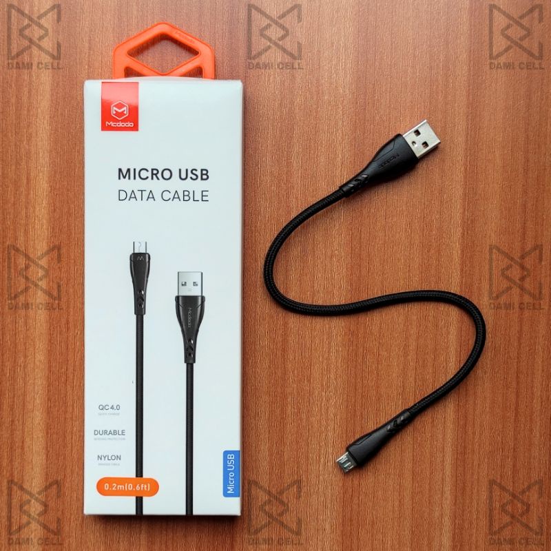 สาย Mcdodo MICRO USB 20CM QUICK CHARGING 4.0 3A ORIGINAL CA-7450 ...