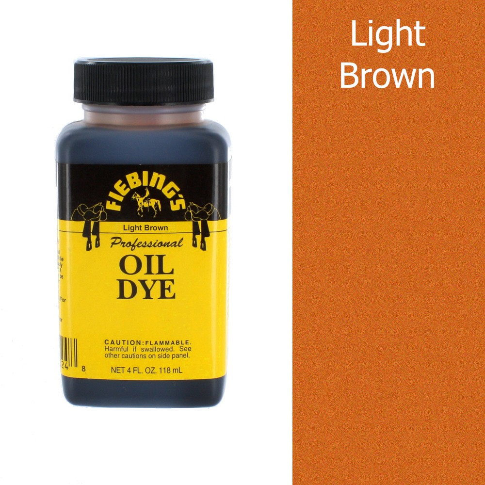 Fiebing's Professional Oil Dye สีย้อมหนัง Light Brown 4 oz. | Shopee ...
