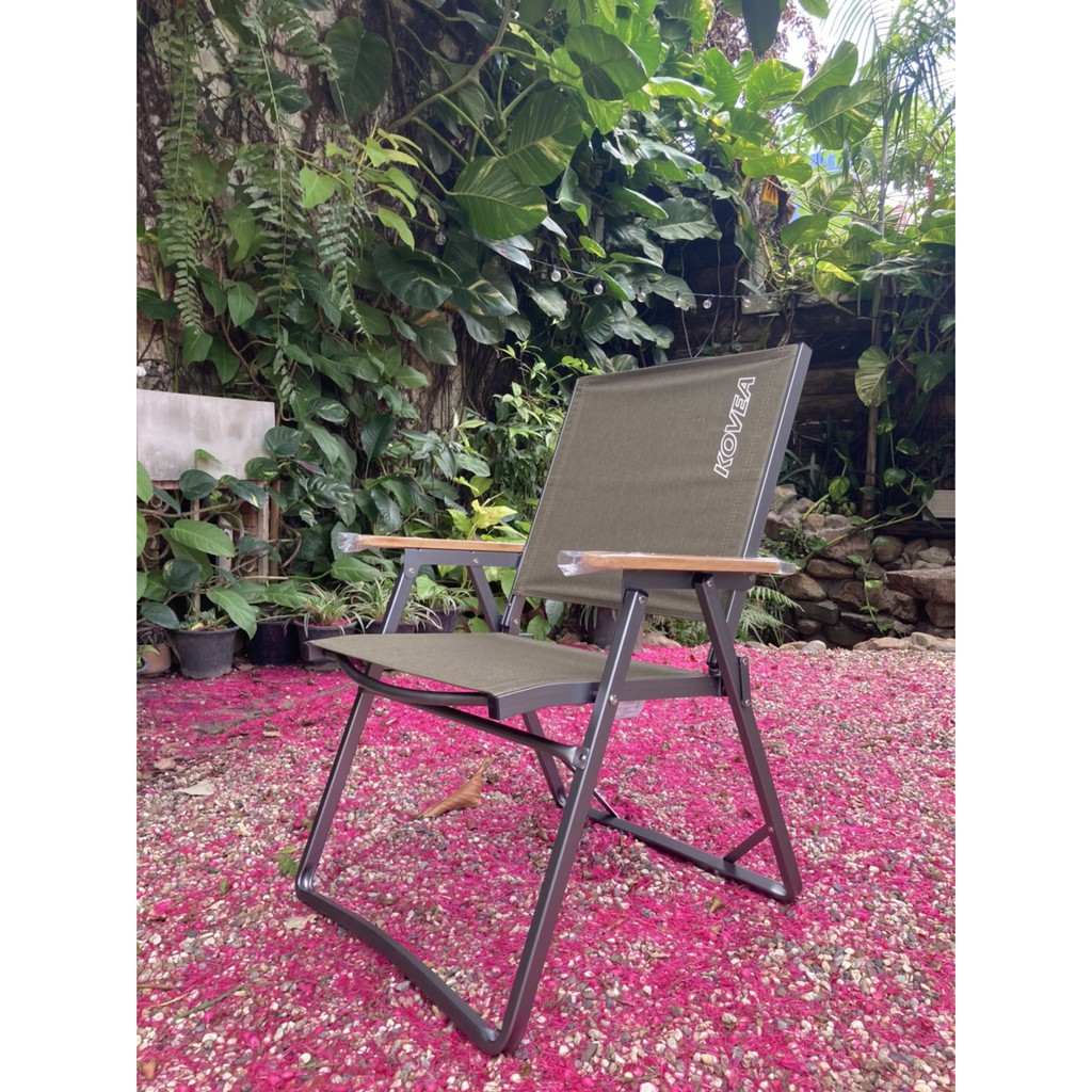 เก้าอี้ Kovea Titan Flat Chair II M / L Khaki | Shopee Thailand