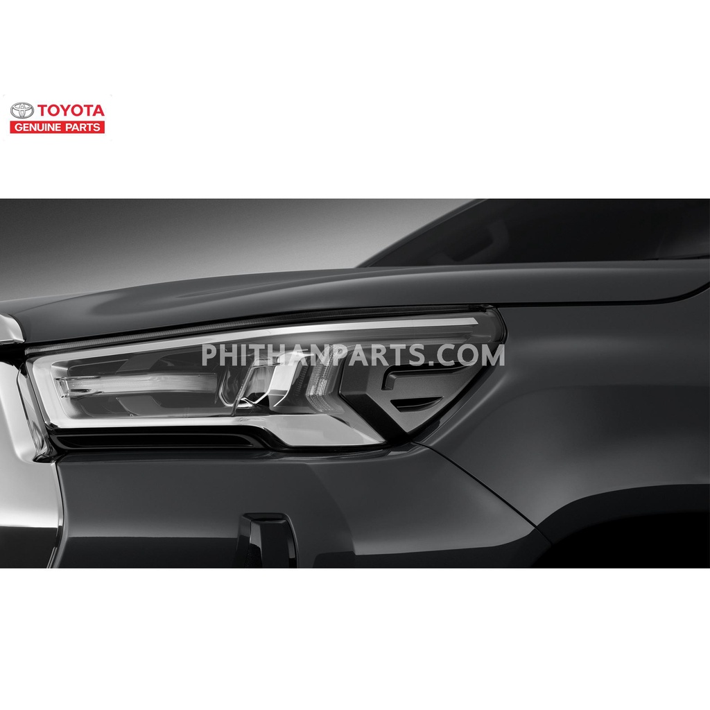 คิ้วไฟหน้า สีเทาดำเงา TOYOTA A-PC401-0K02F Hilux Revo | Shopee Thailand