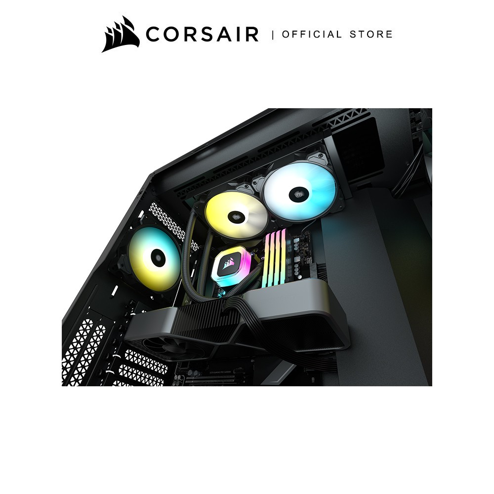 CORSAIR H100 RGB 240MM Liquid CPU Cooler - EXCLUSIVE PRODUCT | Shopee ...