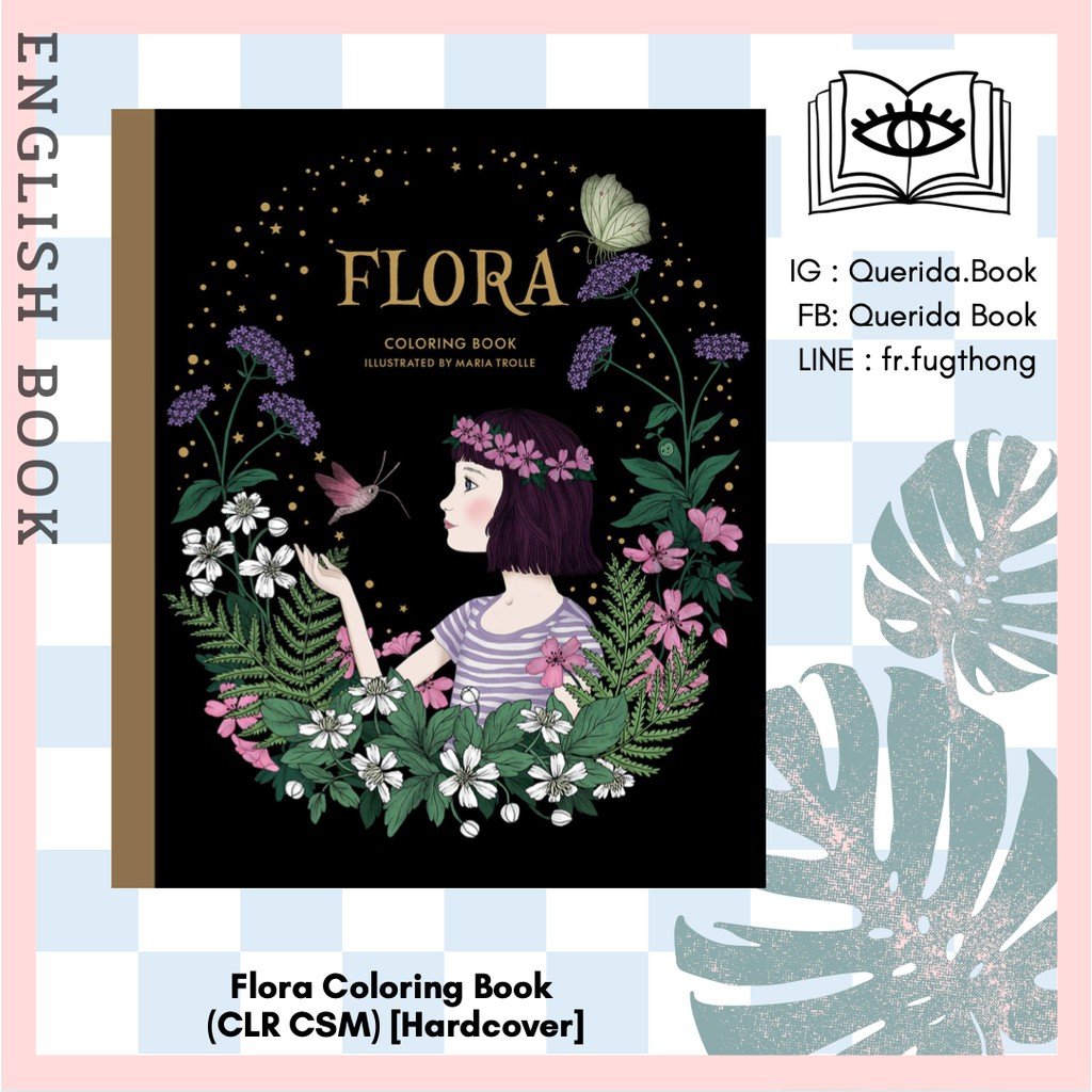 [Querida] สมุดระบายสี Flora Coloring Book (CLR CSM) [Hardcover] by ...