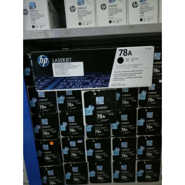HP 78A CE278A Black ตลับหมึกโทนเนอร์ สีดำ ของแท้ | Shopee Thailand