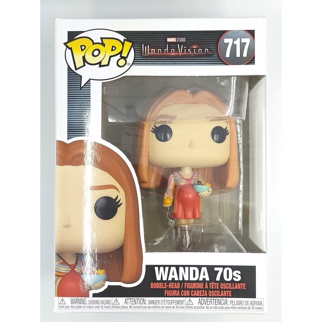 Funko Pop Marvel WandaVison - Wanda 70 s : 717 (กล่องมีตำหนินิดหน่อย ...