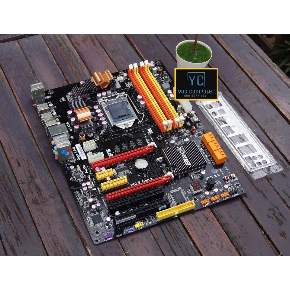 เมนบรอด am3 พร้อม cpux2 250 ddr3 4slot รุ่นA785GM-AD3 blackseries | Shopee Thailand