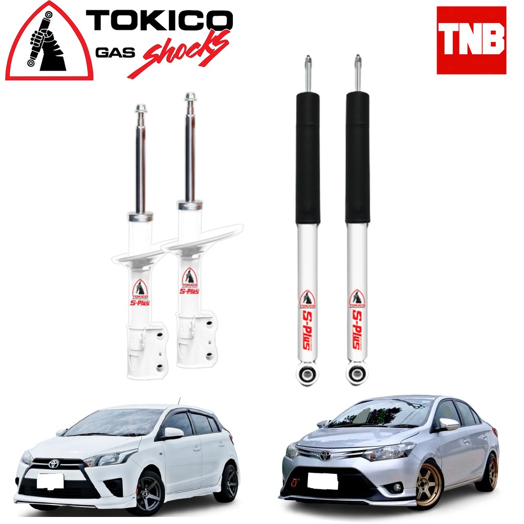 Tokico โช๊คอัพ toyota all new vios yaris ncp150,151,nsp152 โตโยต้า ออนิว วีออส s plus ปี 2013 ...
