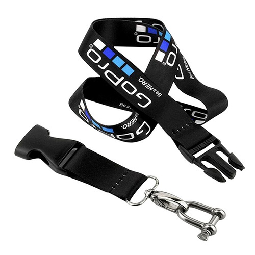 ลายใหม่ GoPro สายคล้องคอ พร้อมตัว U สแตนเลส Neck Strap With Stainless U ...