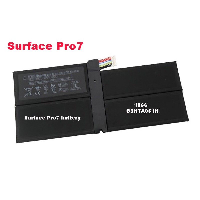 Microsoft Surface pro7 1866 G3HTA061H Original Tablet Battery | Shopee ...