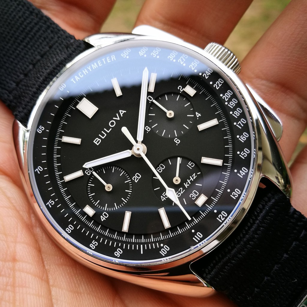 นาฬิกา Bulova Moon Watch David Scott Apollo 15 Special Re-Edition ...