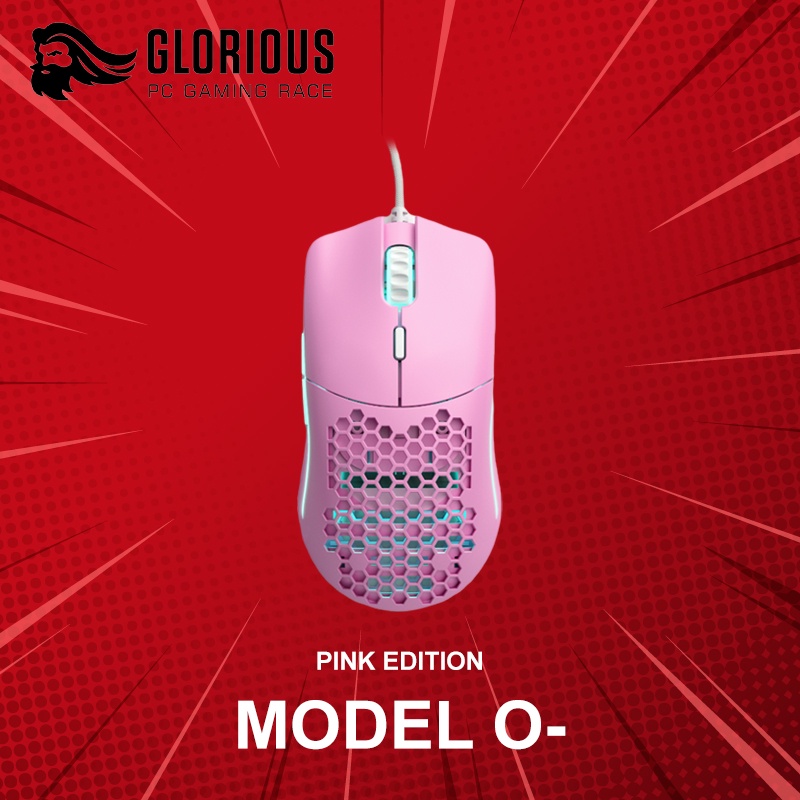 เมาส์เกมมิ่ง Glorious รุ่น Model O- Pink Edition ประกันศูนย์ 2 ปี ...