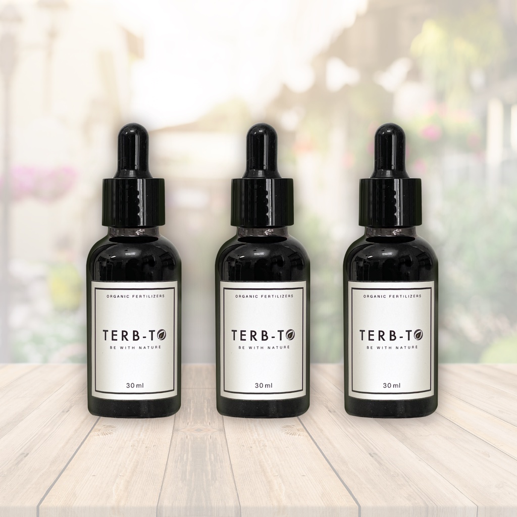 ปุ๋ยน้ำออร์แกนิก Terb-To แบบหยด 3 ขวด | Shopee Thailand