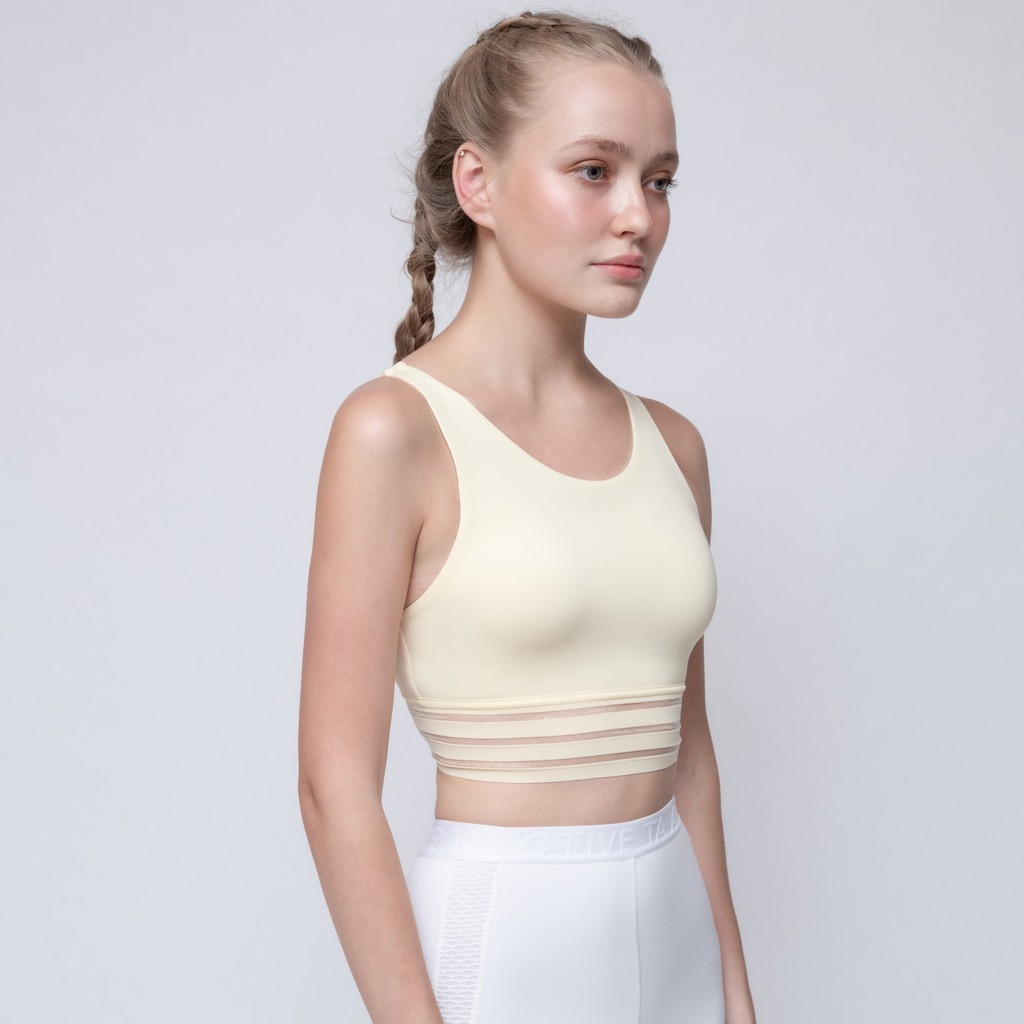 TA ACTIVE VICKY V-BACK CROP เสื้อครอปเข้ารูป | Shopee Thailand