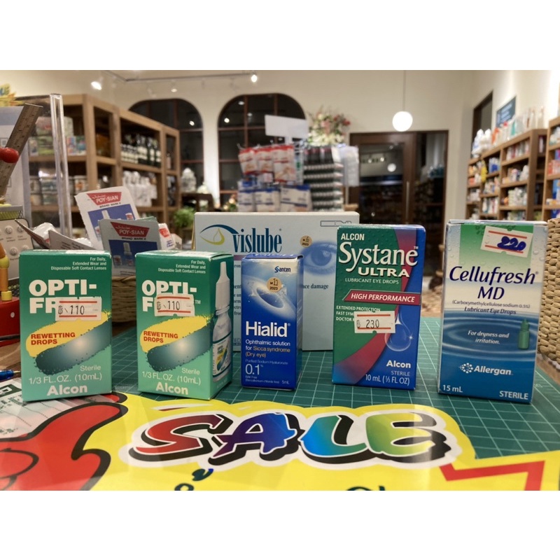 OPTI-FREE Rewetting drops น้ำตาเทียม หยอดตาสำหรับคอนแทคเลนส์ | Shopee ...