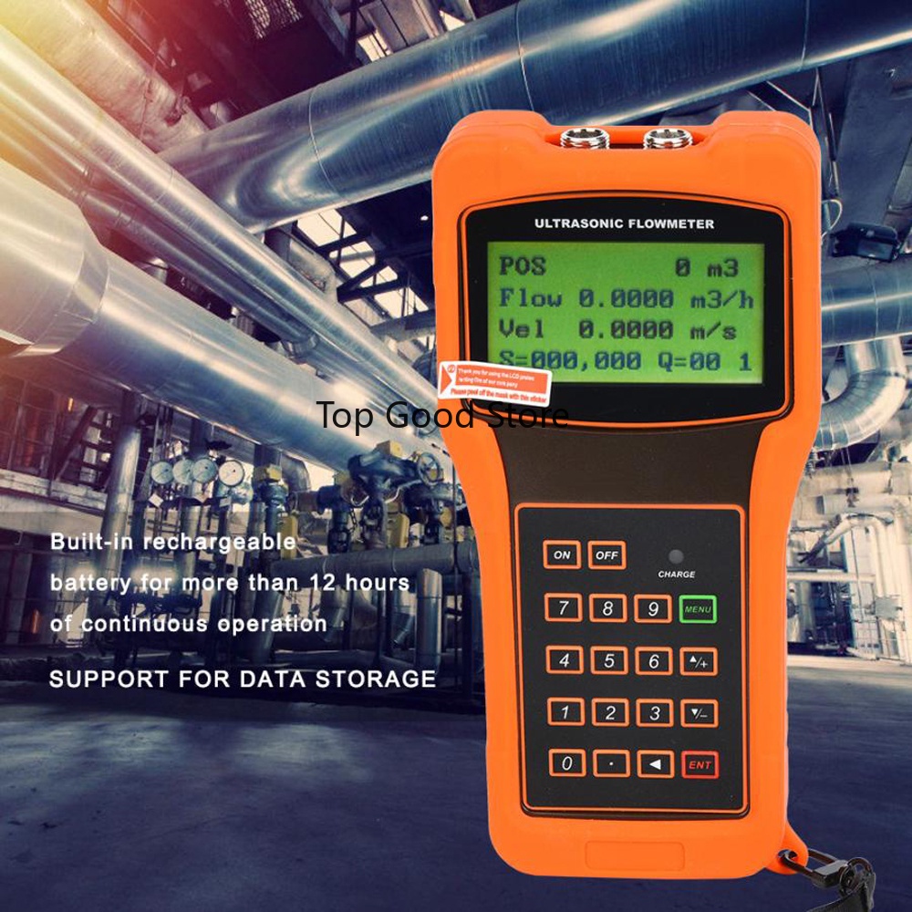 1.2v DN15-6000 มม.TUF-2000H Digital Ultrasonic Flowmeter TS-2 TM-1 TL-1 ...